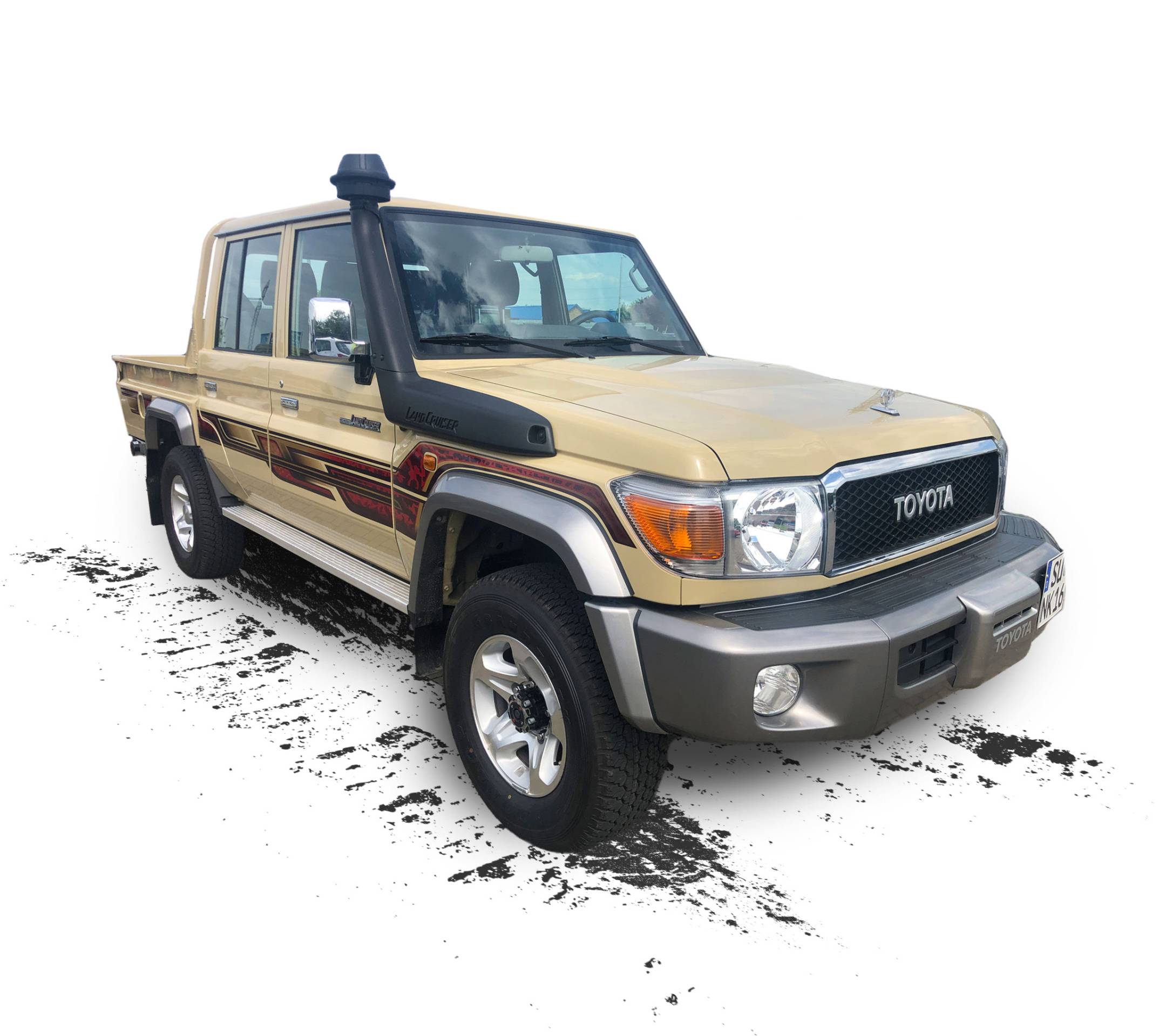 Fahrzeugübersicht für die Toyota Land Cruiser-Reihe