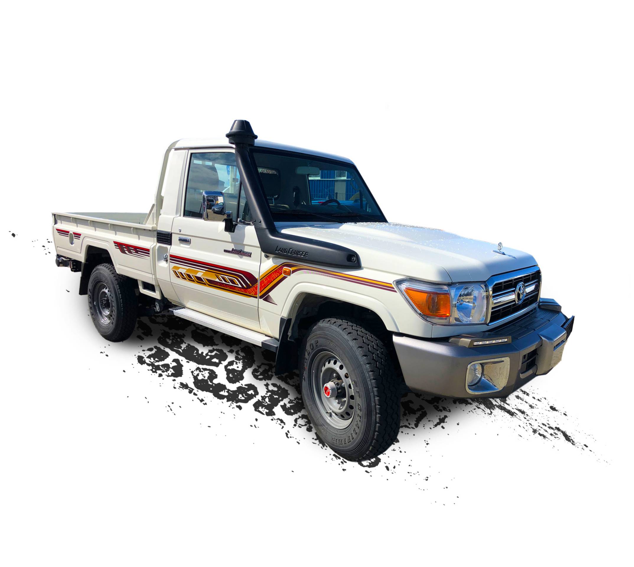 Fahrzeugübersicht für die Toyota Land Cruiser-Reihe